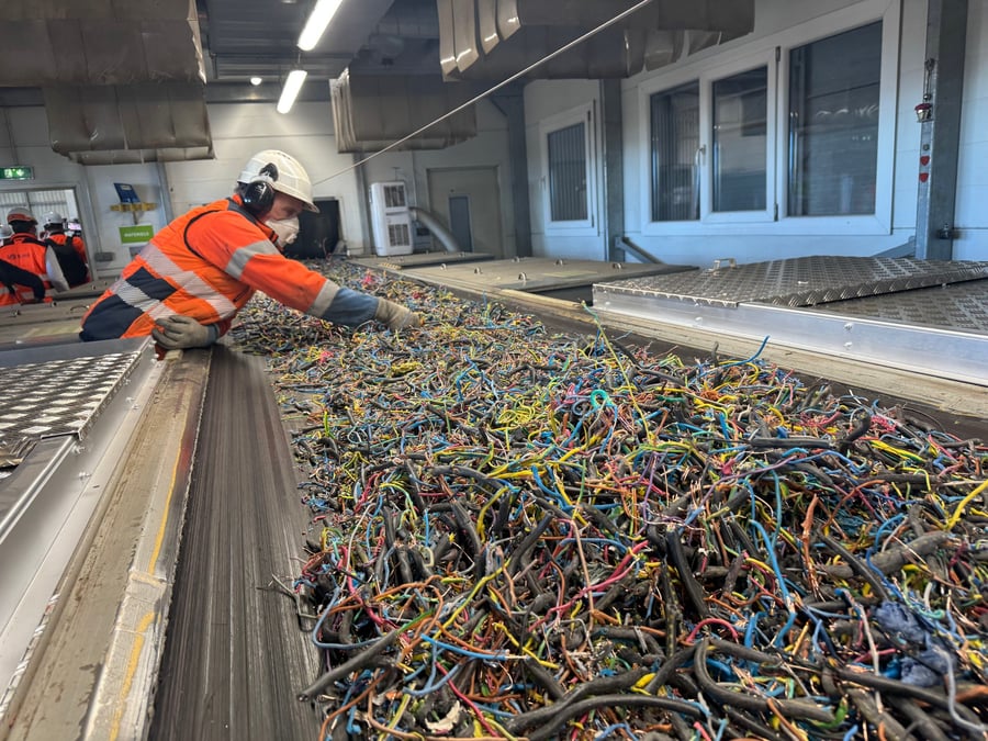 Dans le Nord, cette usine qui transforme les câbles de cuivre en « or ...