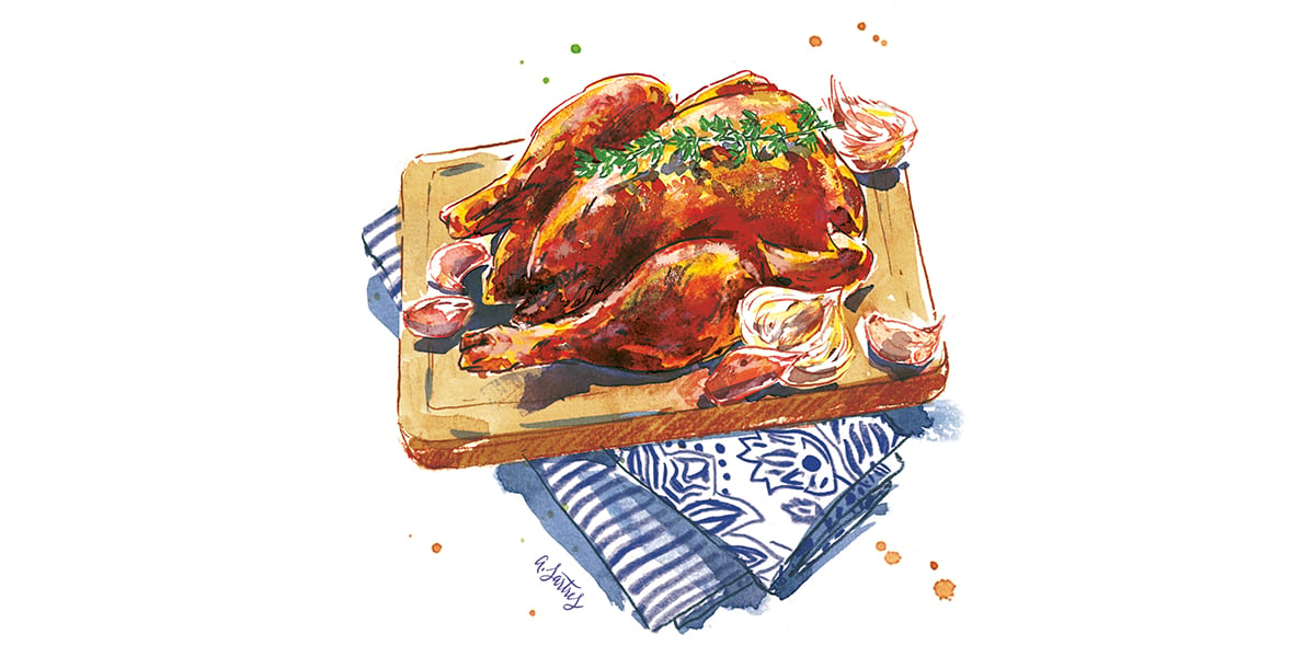 Recette de saison : la poulette rôtie