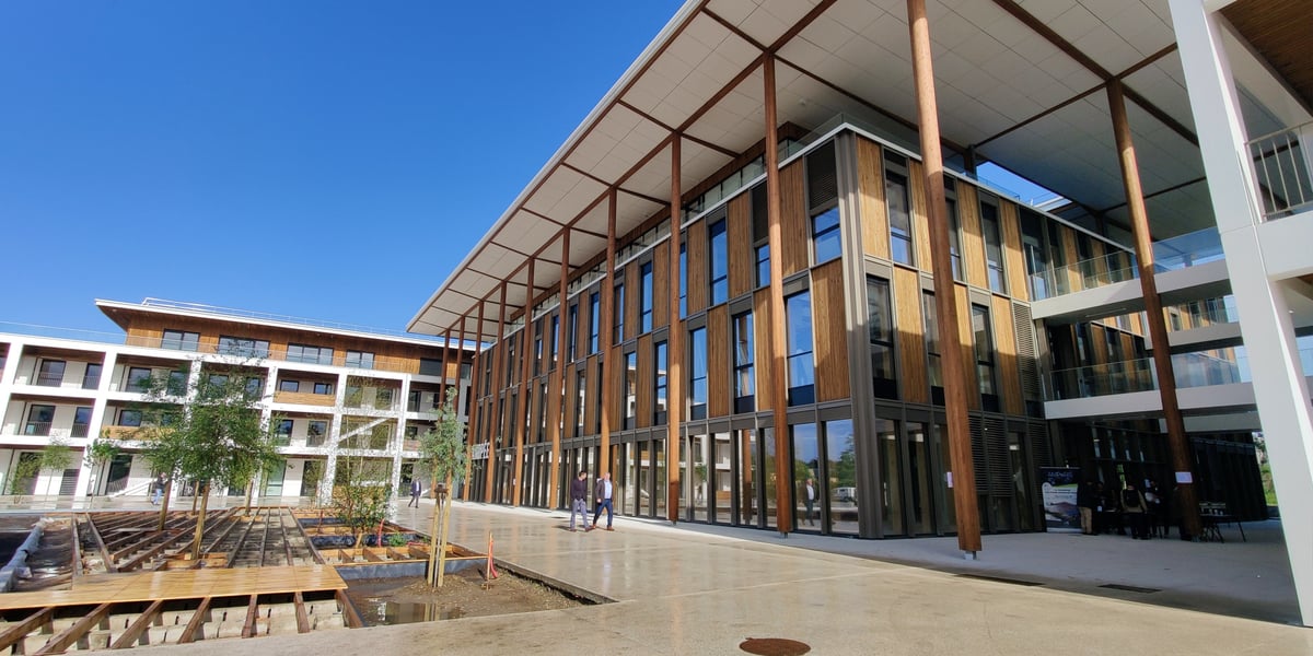 La friche industrielle Amperis affiche son nouveau visage à Pessac