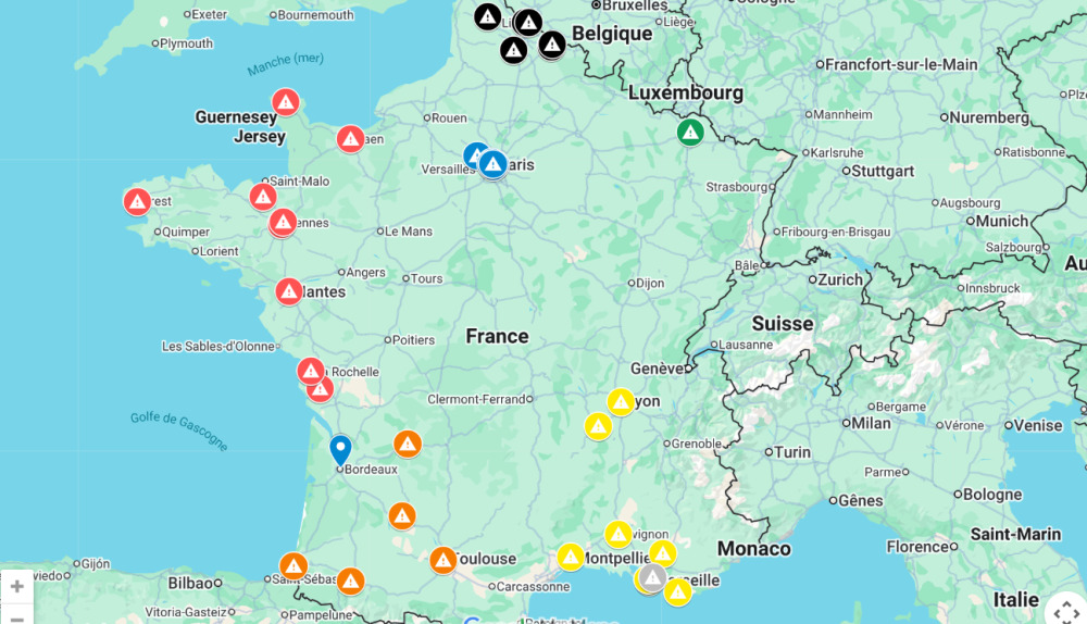 18 septembre : la carte des blocages en France